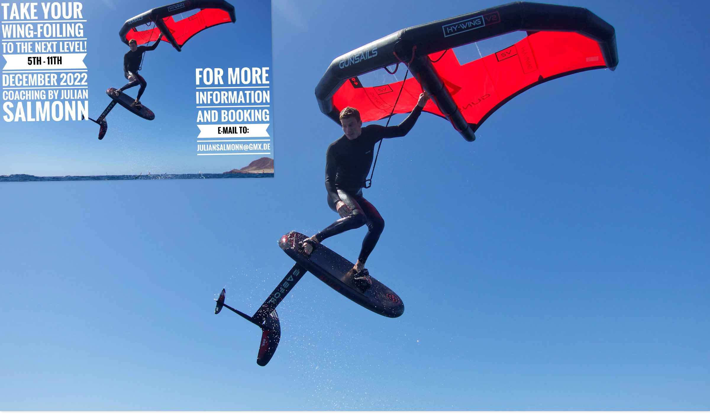 Wingfoil Coaching mit Julian Salmonn auf Teneriffa - wingdaily.de
